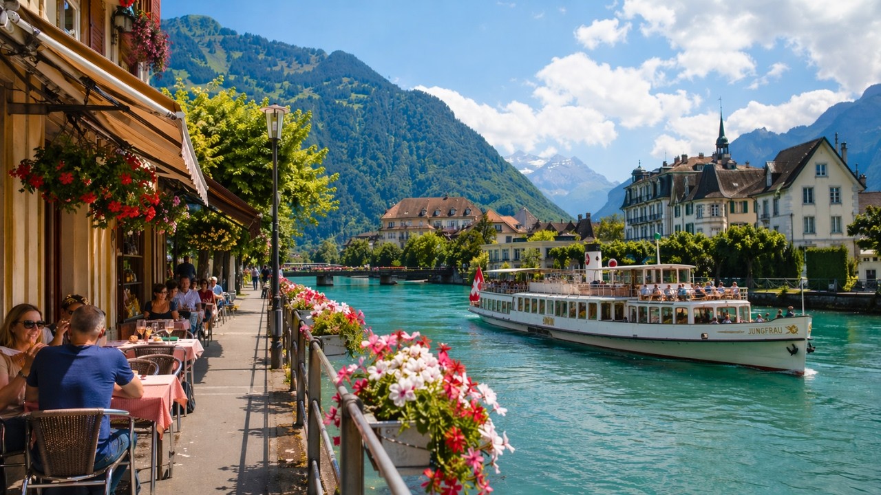 The Swiss Town Between Two Lakes That Feels Too Beautiful to Be Real ...