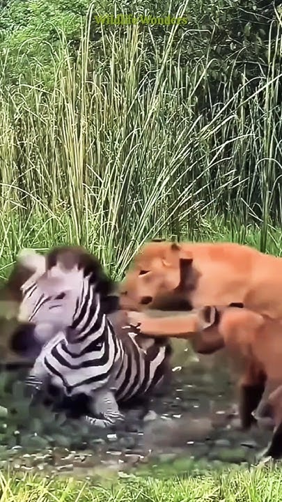 LION vs ZEBRA: EPIC BATTLE! (Unbelievable Footage) - YouTube