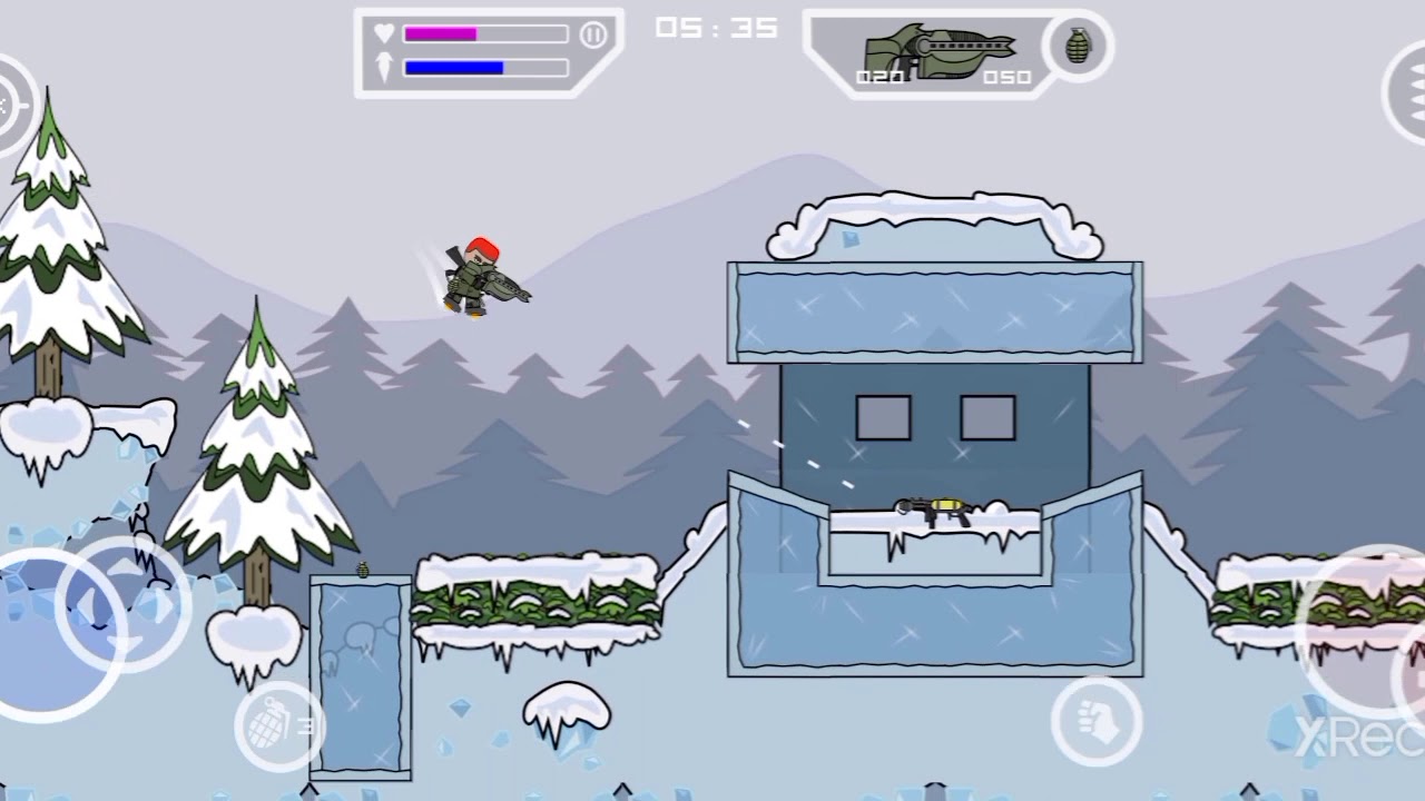 MINI MILITIA IN SNOW BLIND ️ - YouTube