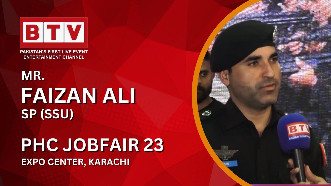 Mr. Faizan Ali I SP. (SSU) at PHC Job Fair 2023. - YouTube