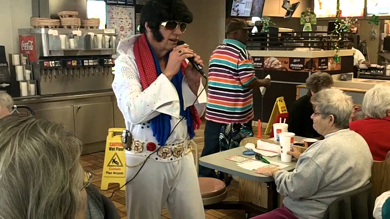 Skinny Elvis at McDonald's - YouTube