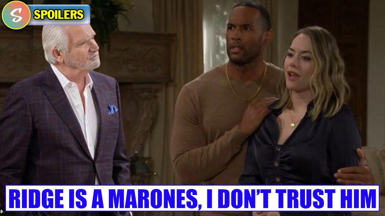 Shock!! Eric tells Carter that he doesn't trust Ridge because he is a ...