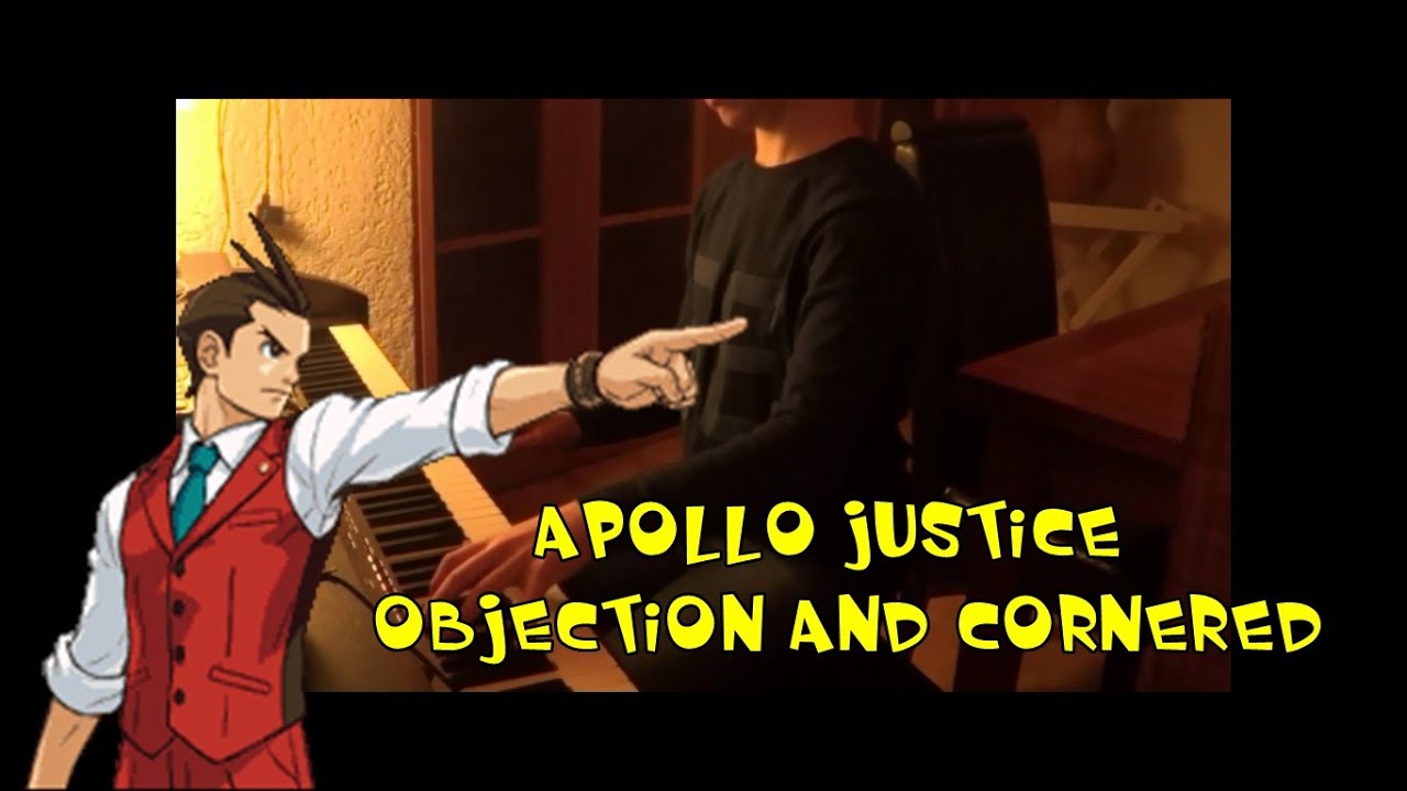 Apollo Justice Objection and Cornered Piano Cover - YouTube