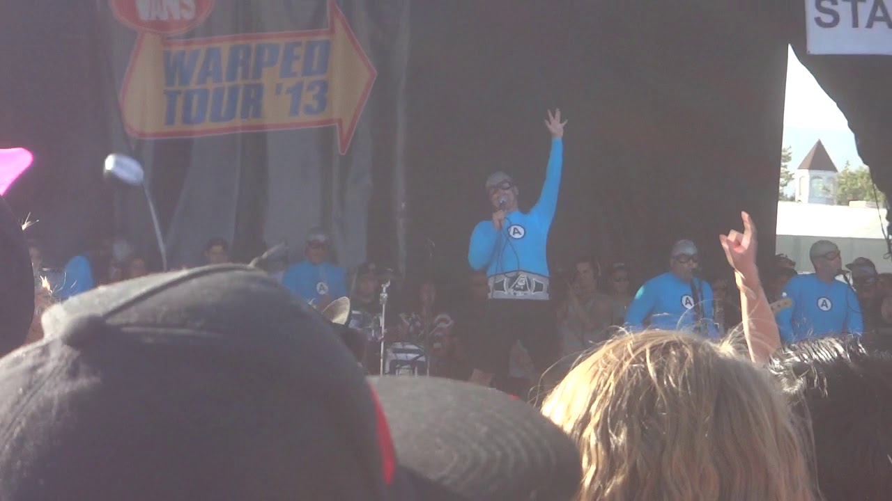 The Aquabats Shark Fighter live Warped Tour 2013 Pomona - YouTube