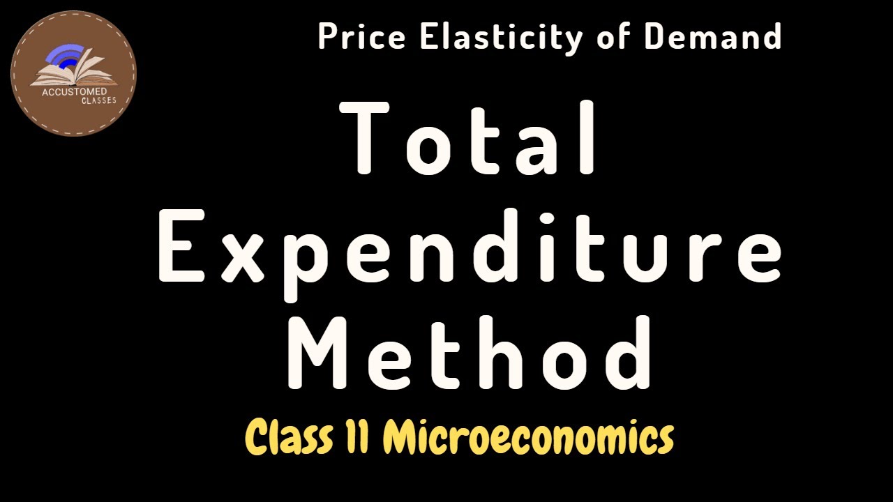 Total Expenditure Method Microeconomics Total Outlay Method YouTube total-expenditure-method-microeconomics-total-outlay-method-youtube