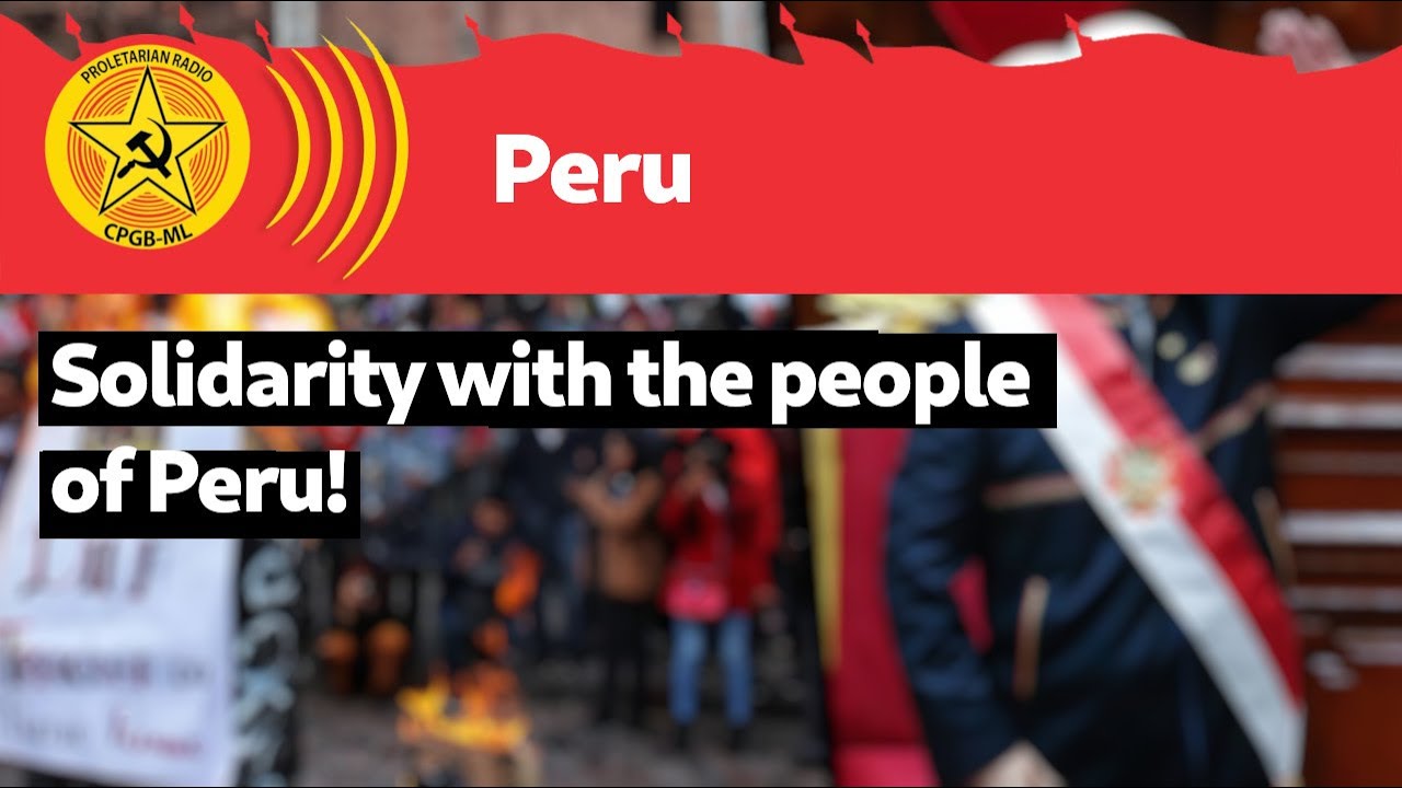 Solidarity with the people of Peru! - YouTube