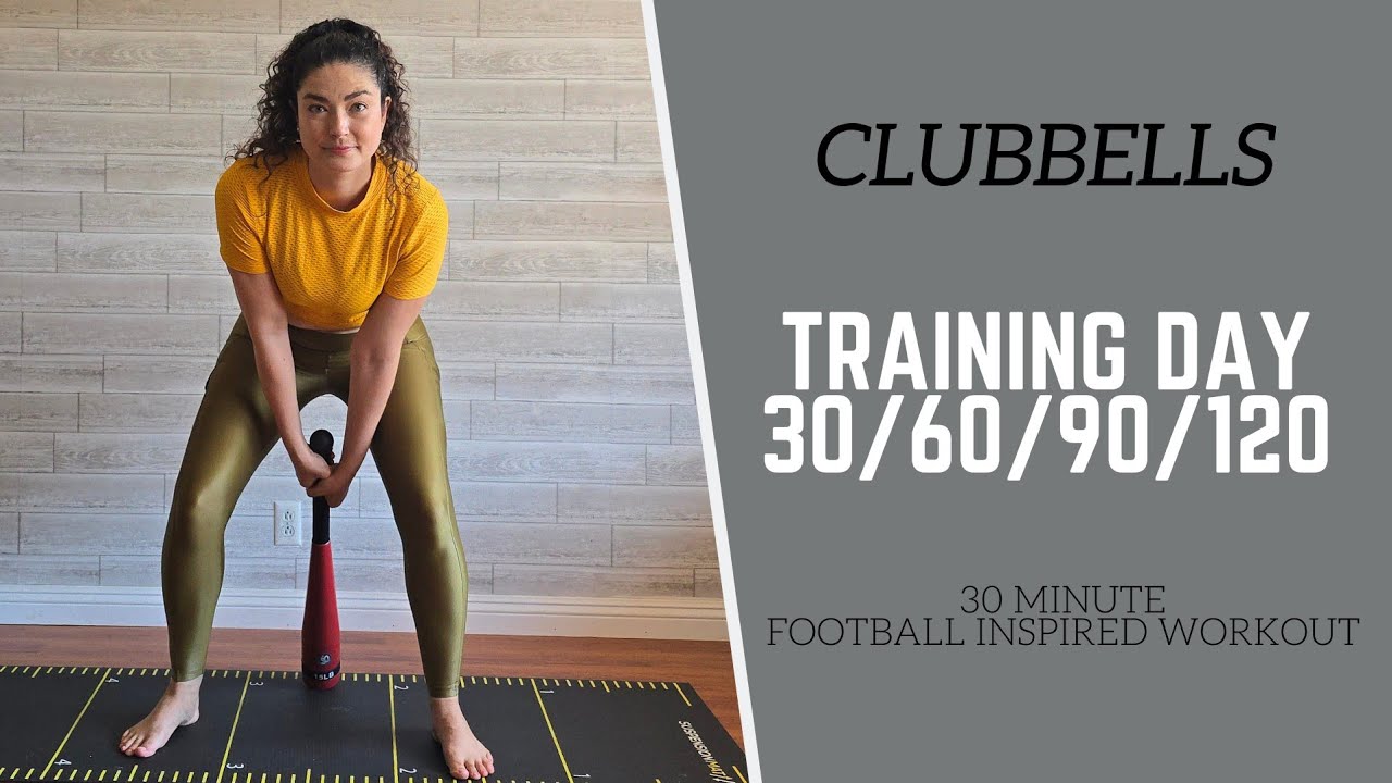 CLUBBELLS // 30 Min FULL BODY Workout inspired by Football // TRAINING ...
