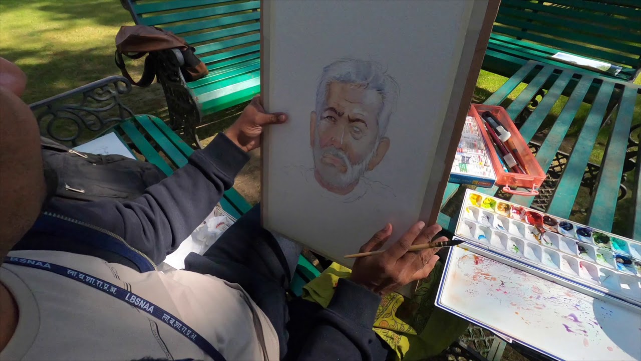 Sachin Musale Live Portrait - YouTube