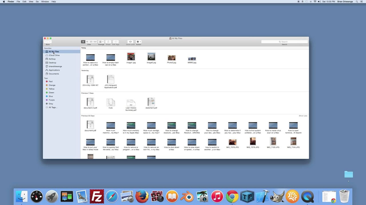 Where is my file on my Mac - YouTube