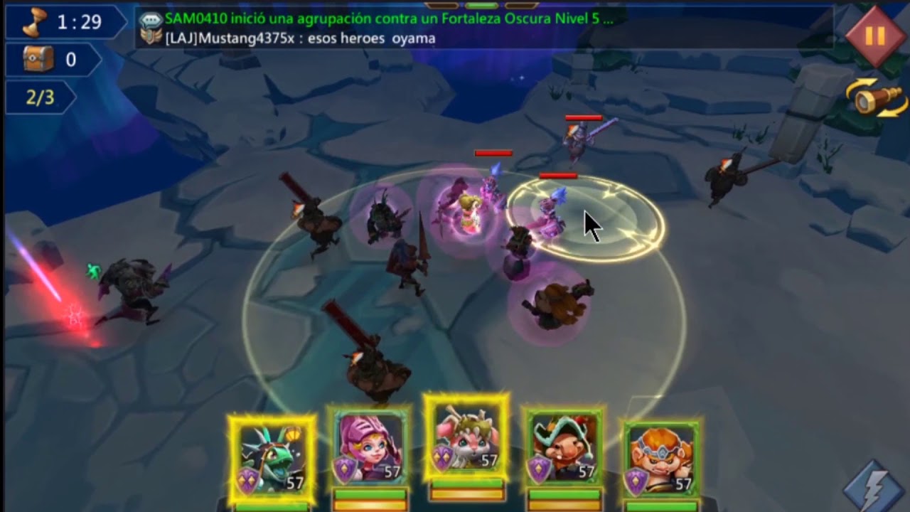 Lords Mobile Hero Stage Normal 8 3 - YouTube