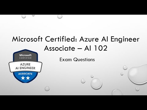 Azure AI 102 Questions - AI Vision & Custom Vision - Part 12 - YouTube