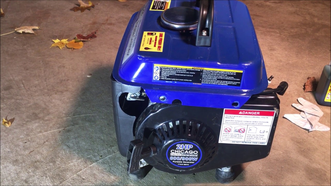 Chicago Electric Generator - Mouse Damage - Harbor Freight Generator ...