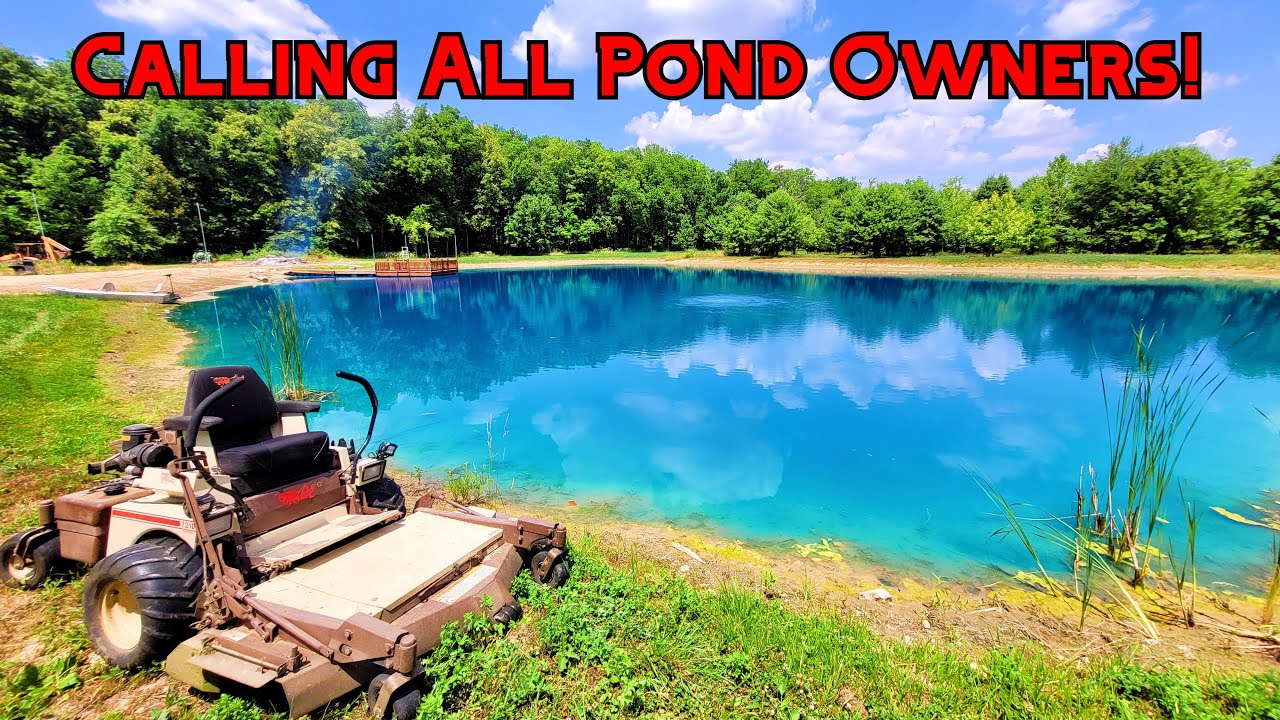 Pond Bank Mowing Made EASY - Grasshopper Mowers - YouTube