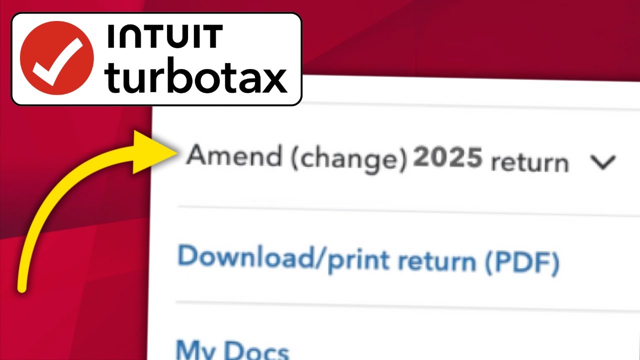 How to File Amend Tax Return on TurboTax | Make Changes & Correct ...