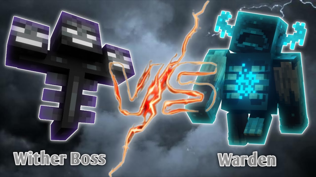 Wither Boss vs Warden - Epic Battle in Minecraft! 💥 Who is the Ultimate Boss? - YouTube