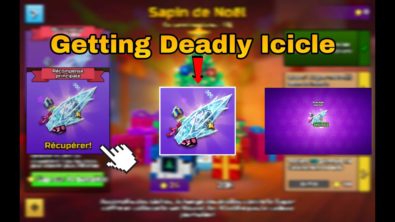 Pixel Gun 3d | Getting Deadly Icicle Weapon And All The Magic Gift ...