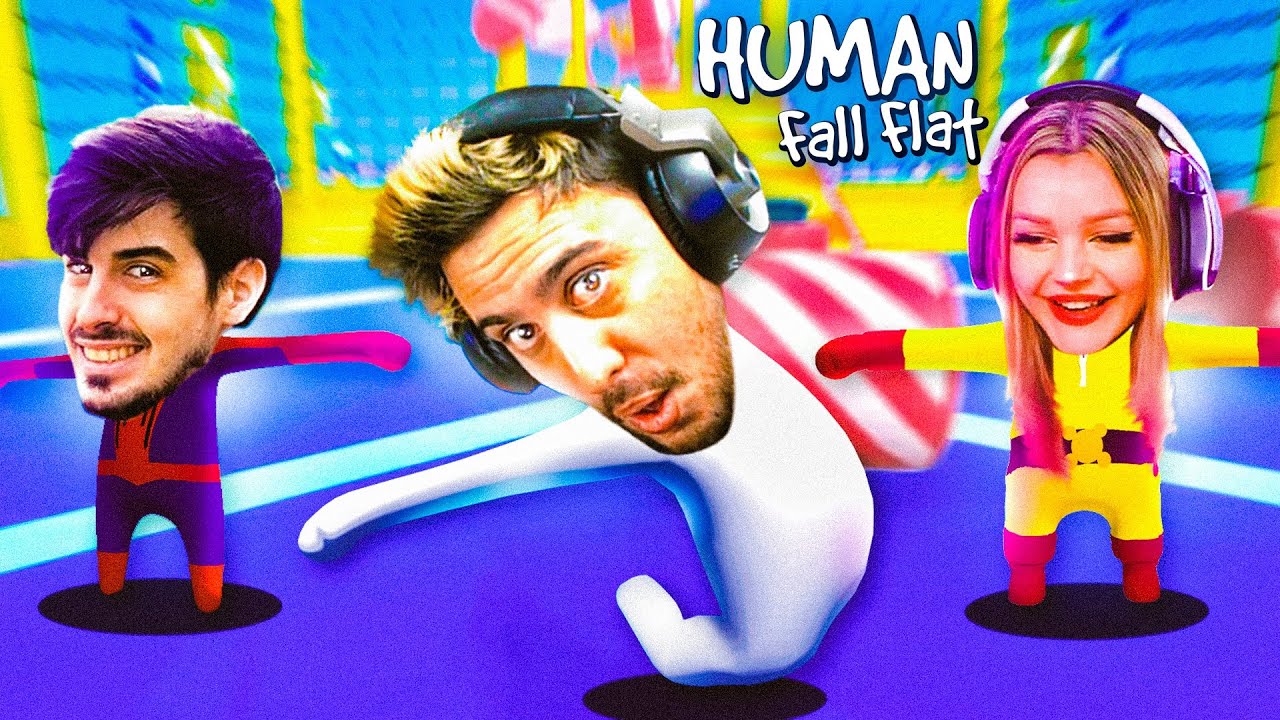 HUMAN FALL FLAT EN UN MAPA DE FALL GUYS!! - YouTube