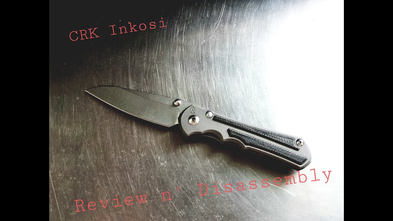 Chris Reeves Inkosi Review n' Disassembly (s35vn, titanium, micarta ...