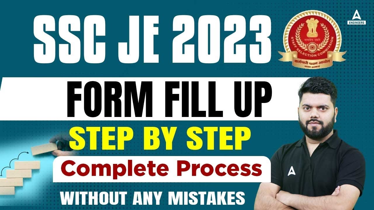SSC JE Form Fill Up 2023 | Step by Step | Complete Process | SSC JE ...