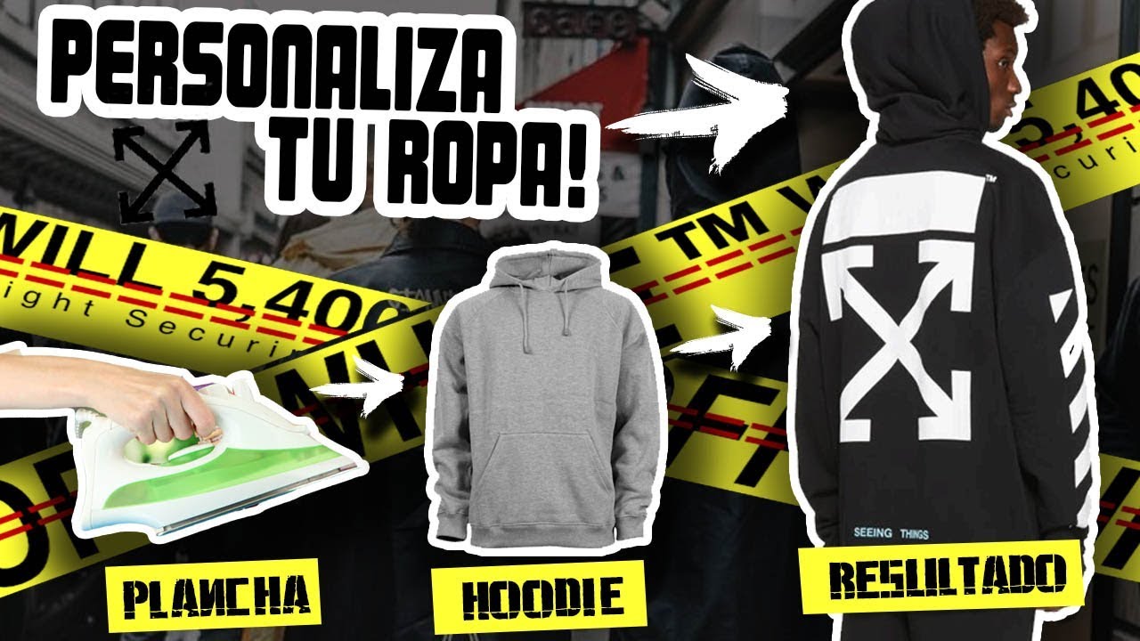 Como estampar tu ropa! tipo street wear, hoodie DIY - YouTube
