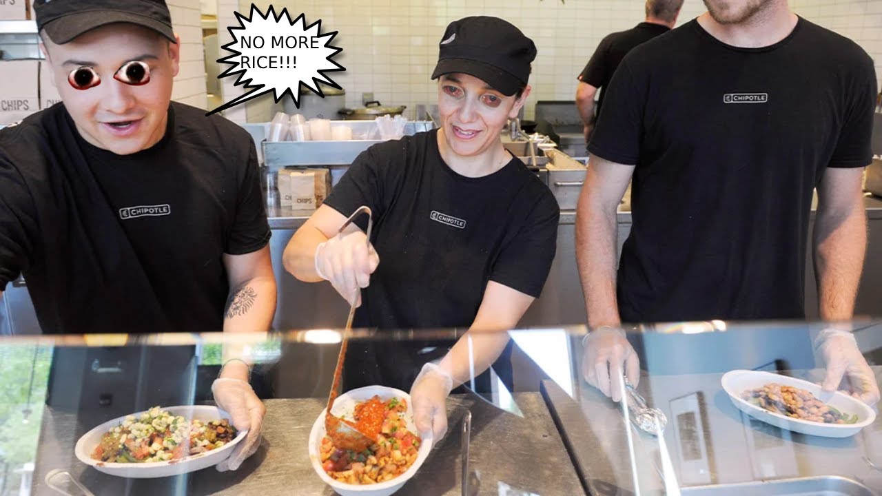 why chipotle workers be getting me mad... - YouTube