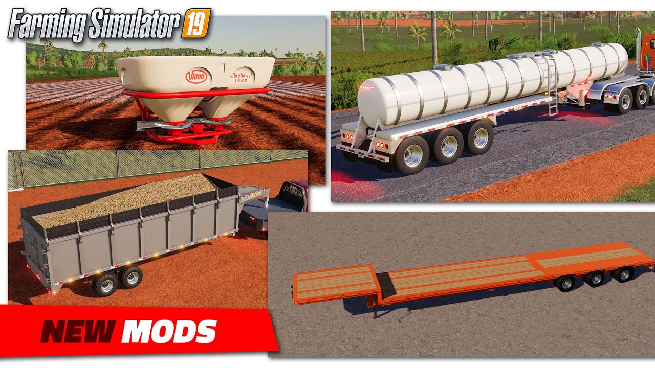 FS19 | New Mods (2020-08-07) - review - YouTube