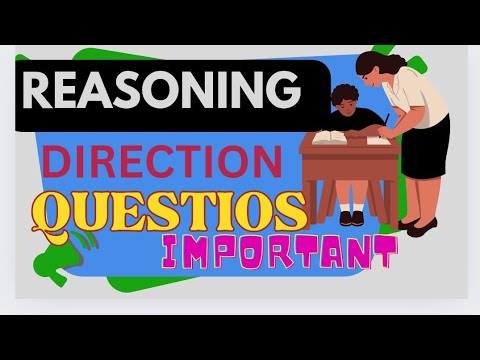 Most important Resoning question | Direction Questions || resoning ...