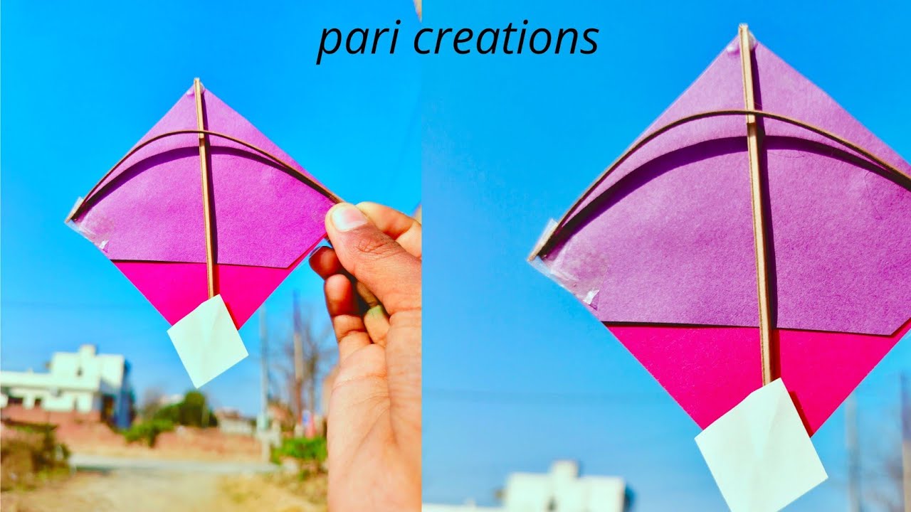 How to make mini paper kite 🪁 🪁🪁/handmade paper kite#trending #diy ...
