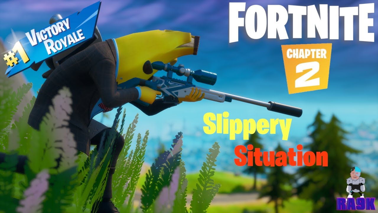 Fortnite Season 2! Secret Agent Peely is in a Slippery Situation - YouTube