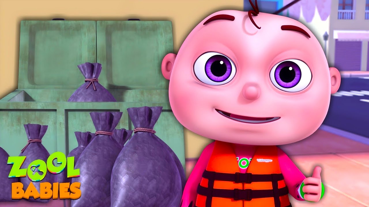 Zool Babies Cleaning Up The Town Episode And More | Zool Babies Series ...