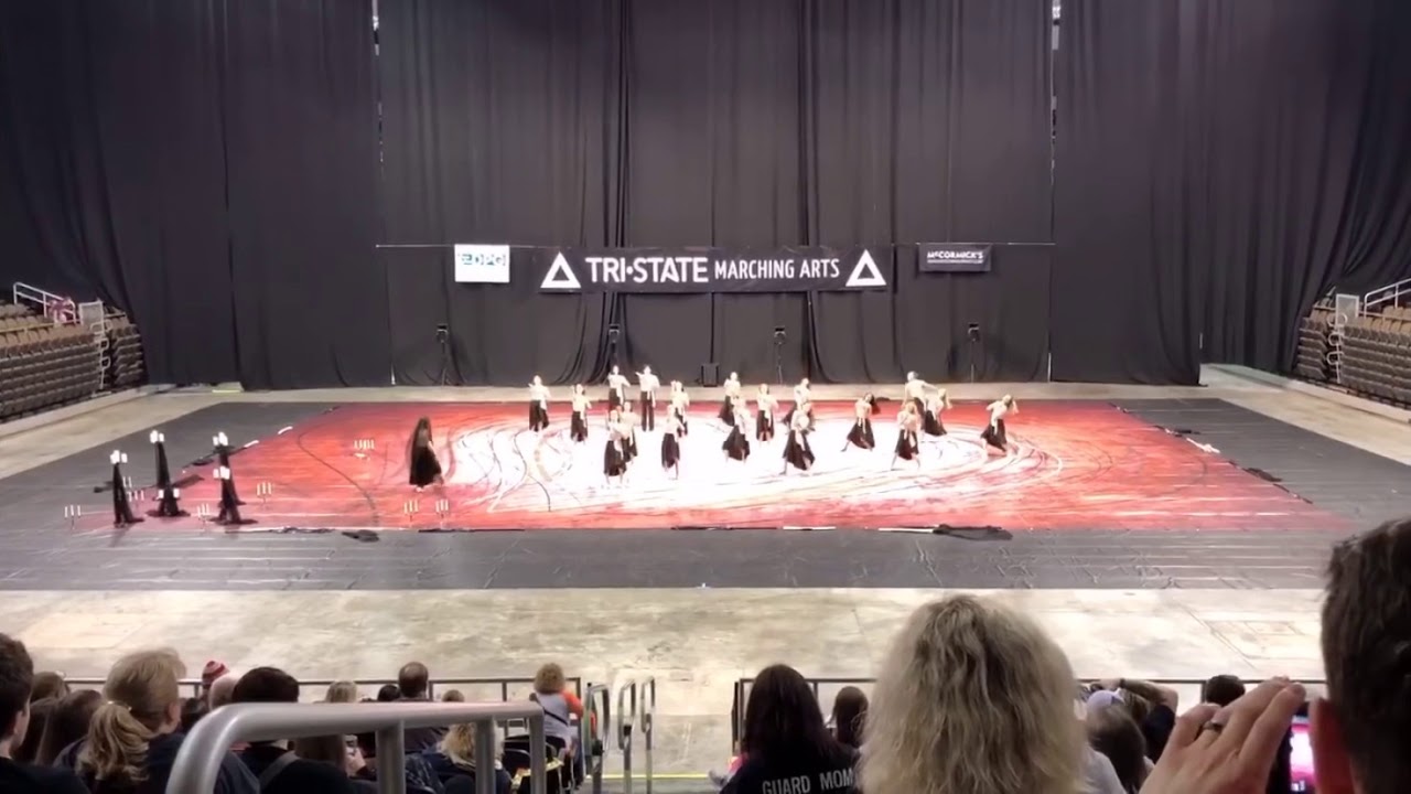 Larry A. Ryle High School Winterguard 2019 - YouTube