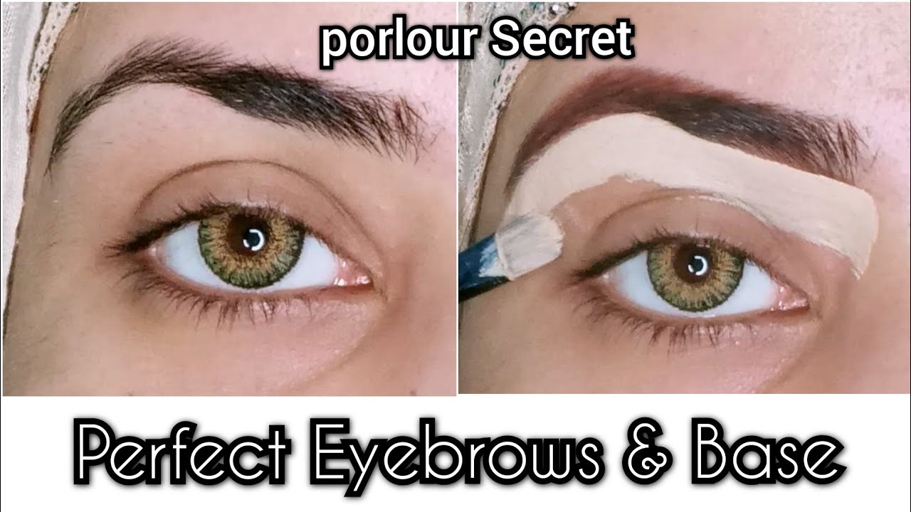 Step by Step Perfect Eyebrows Shape & Base tutorial|Detail Eyebrows ...