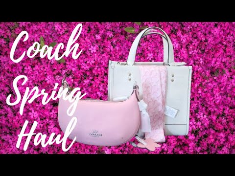 Coach Spring Haul: Dempsey Tote 22, Mini Payton and more! - YouTube