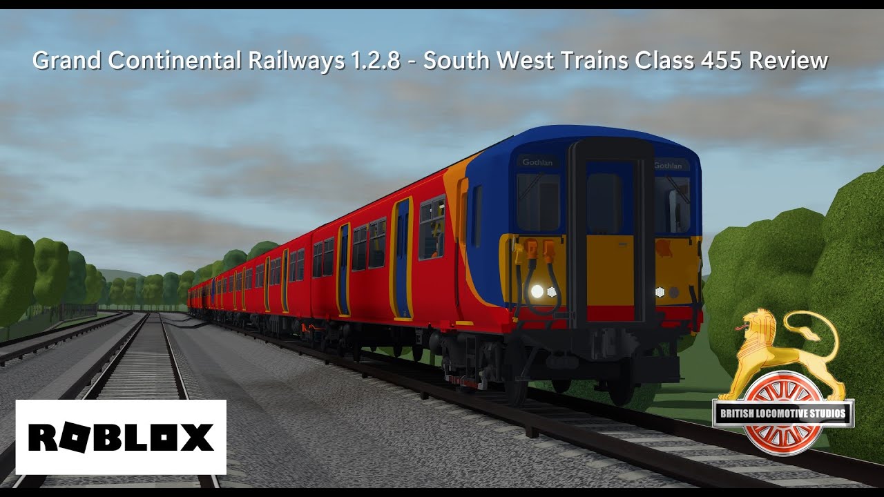 Roblox - GCR 1.2.8 SWT Class 455 EMU Review - YouTube