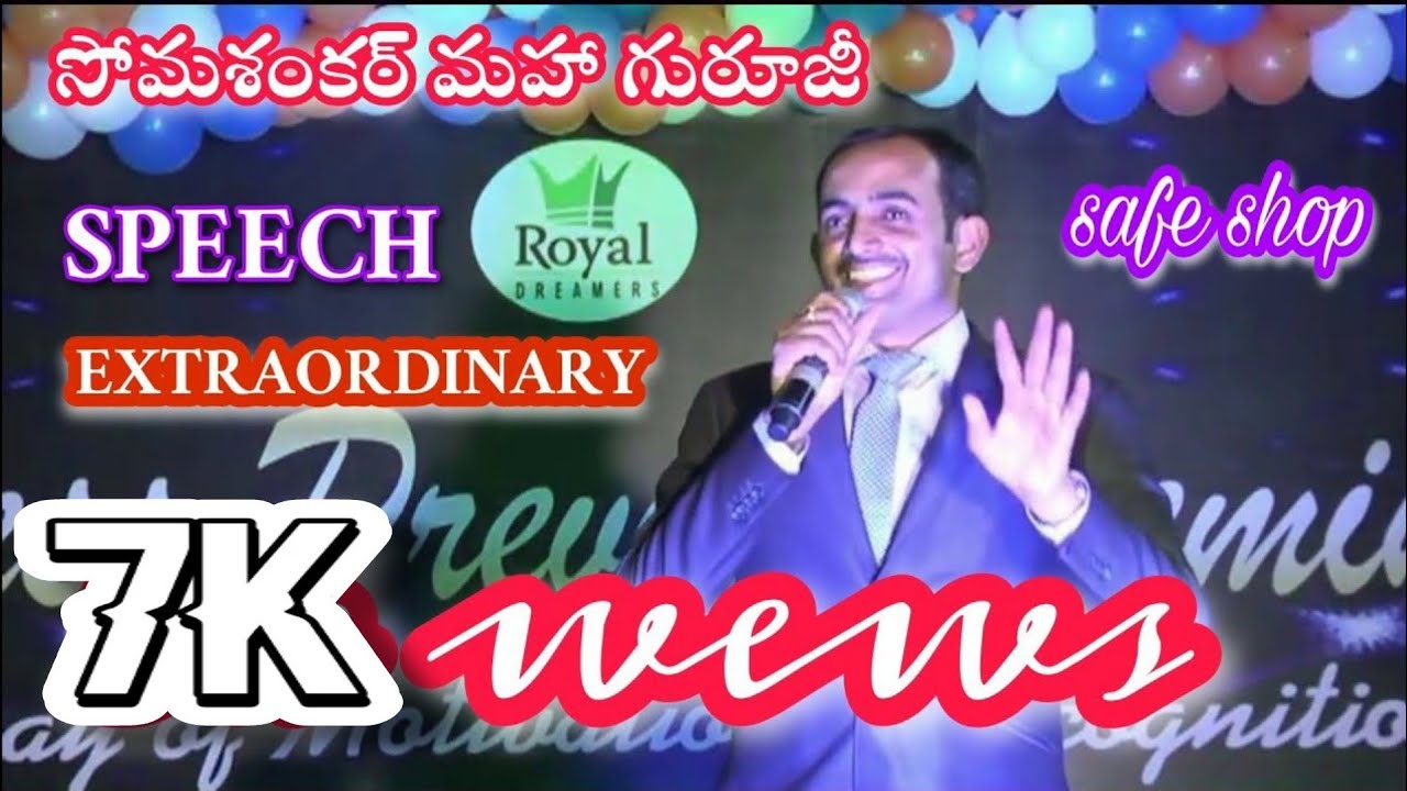 ||SOMASHANKAR SPEECH IN TELUGU|| #safeshop #yaditalks #yadishoots # ...