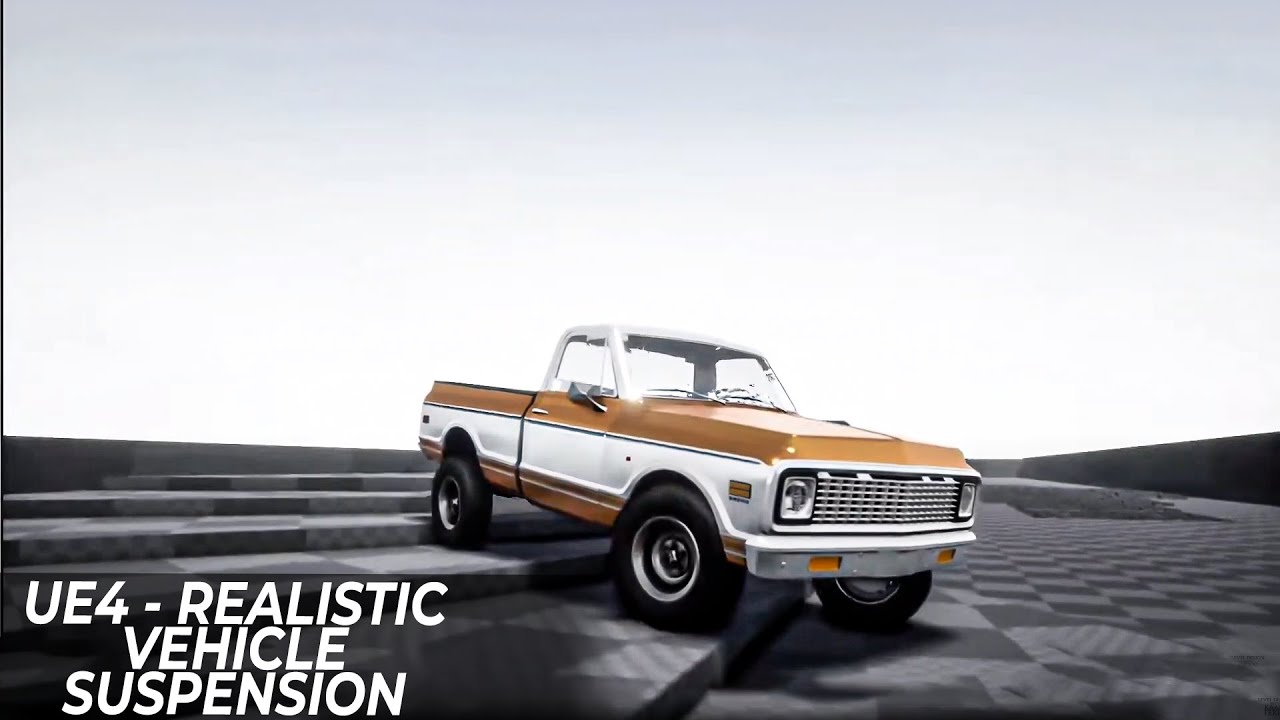 Realistic Vehicle and Suspension Test - Unreal Engine 4 - Prototype ...