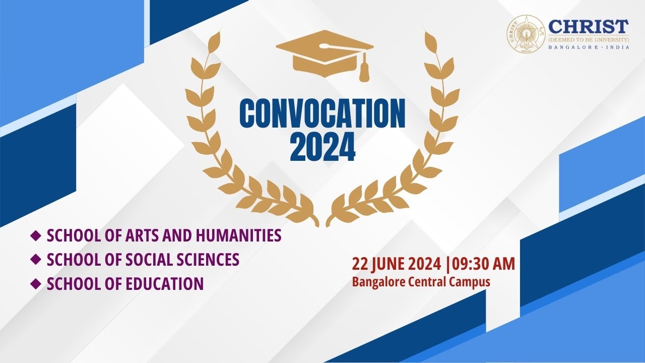 Convocation - 2024 | SCHOOL OF ARTS AND HUMANITIES || SCHOOL OF SOCIAL ...