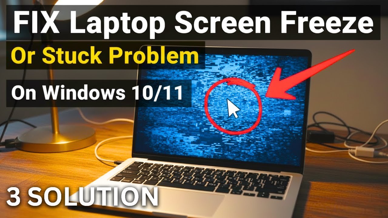 How to FIX Laptop Screen STUCK or FREEZE Problem in Windows 10/11 - YouTube