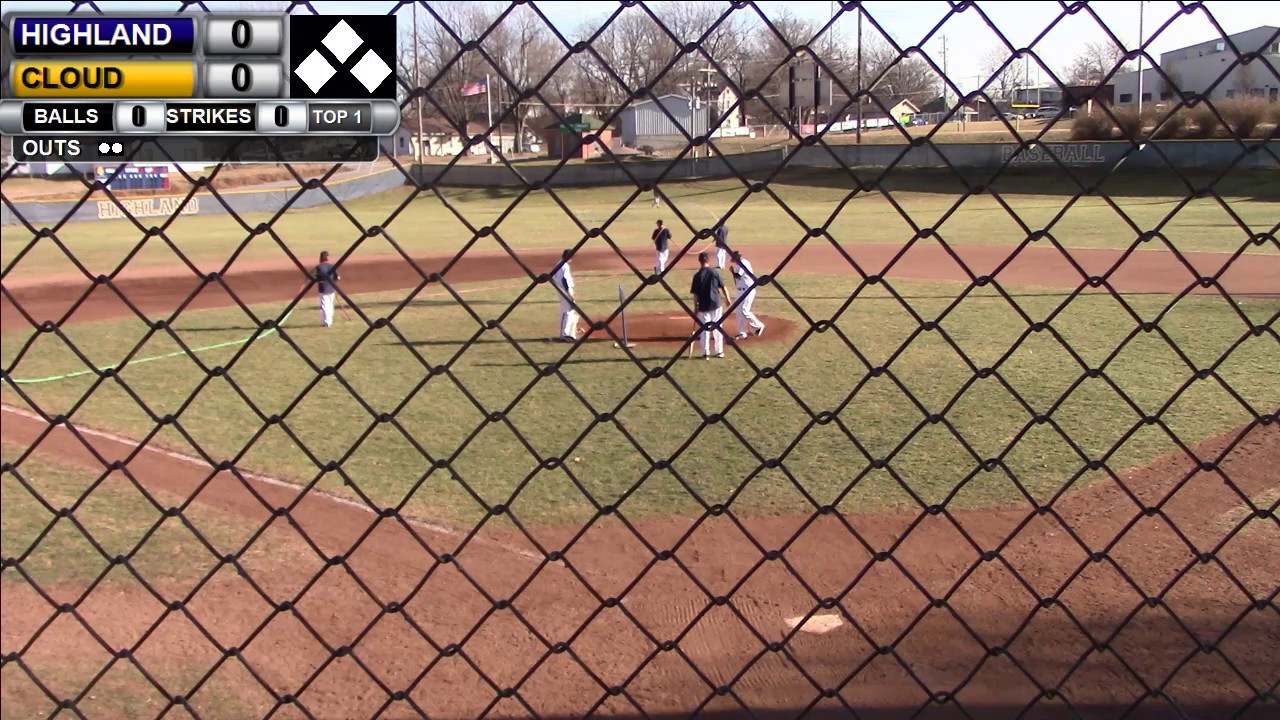 2017 Highland Baseball vs Cloud County CC- Game 2 - YouTube