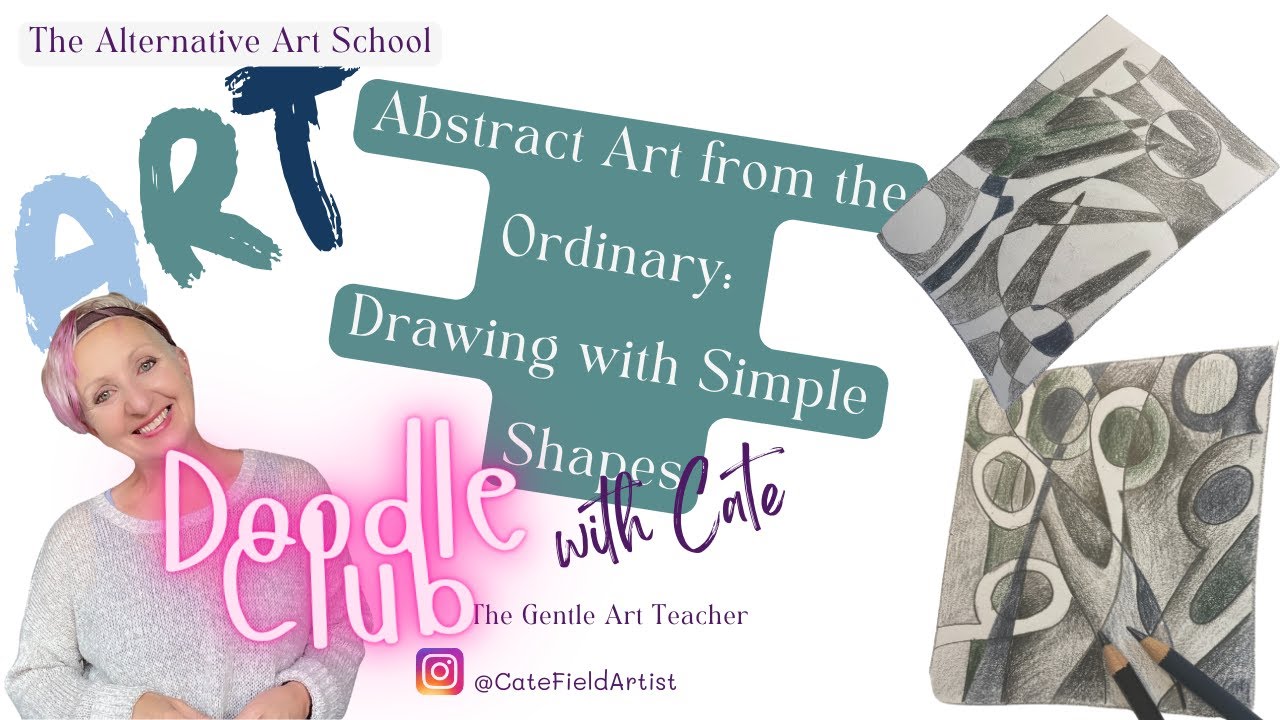 Abstract Art from the Everyday: Drawing with Simple Shapes - YouTube
