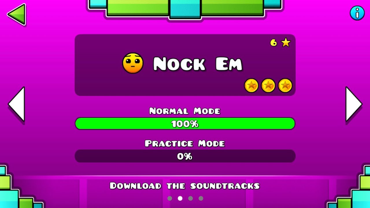 Nock Em - Geometry Dash Sub Zero [All Coins] - YouTube