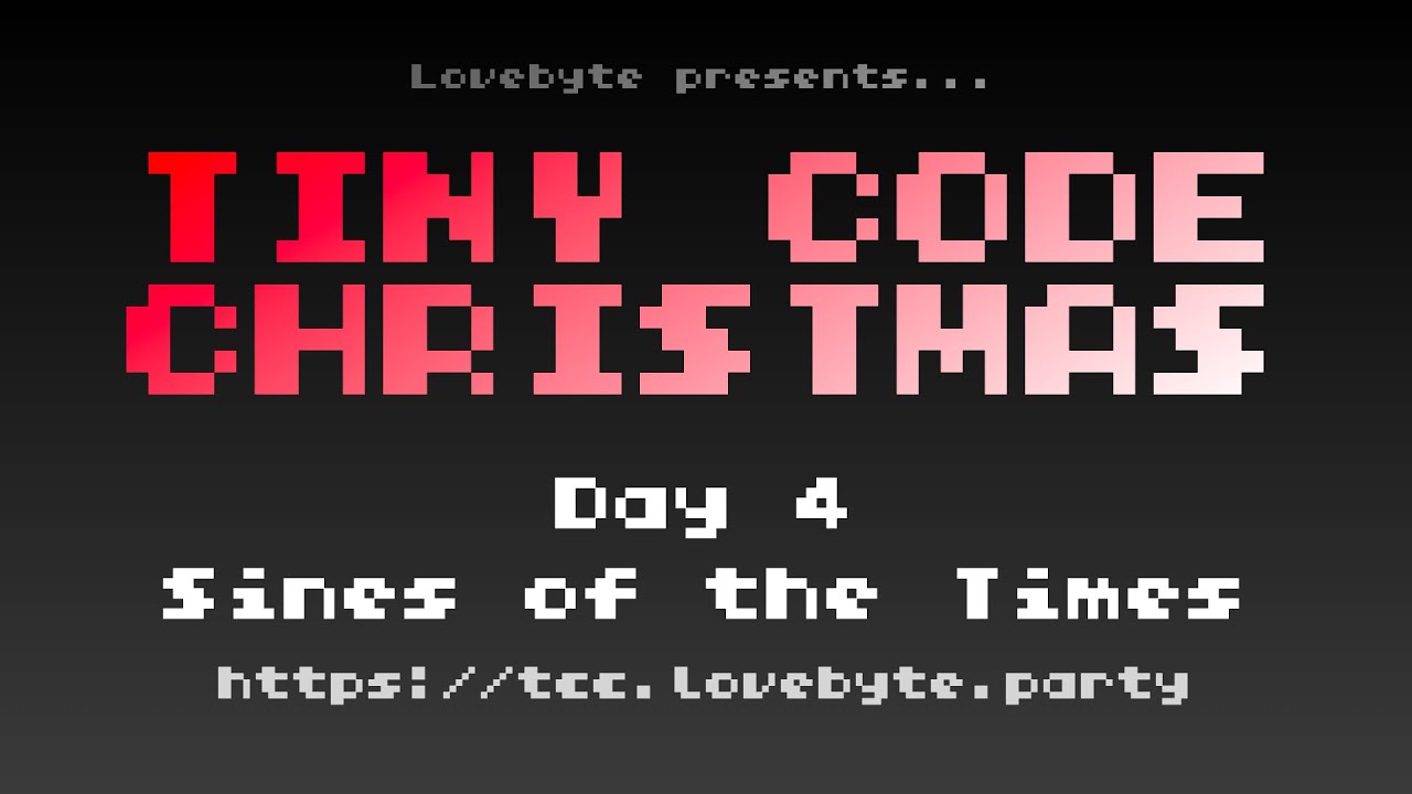 Tiny Code Christmas - Day 4 - YouTube