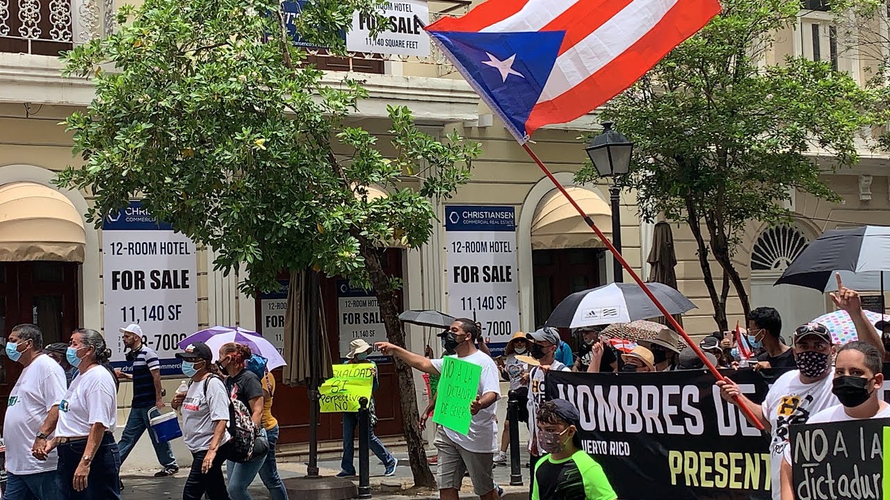 Protesta en San Juan, Puerto Rico 08/14/2021 🇵🇷🇵🇷 - YouTube