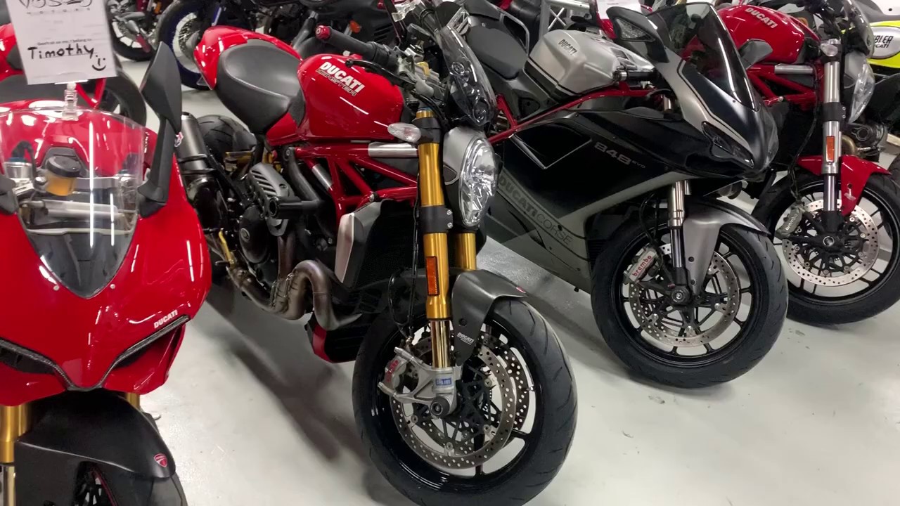 Sal's new motorcycle at Vos Motors - YouTube