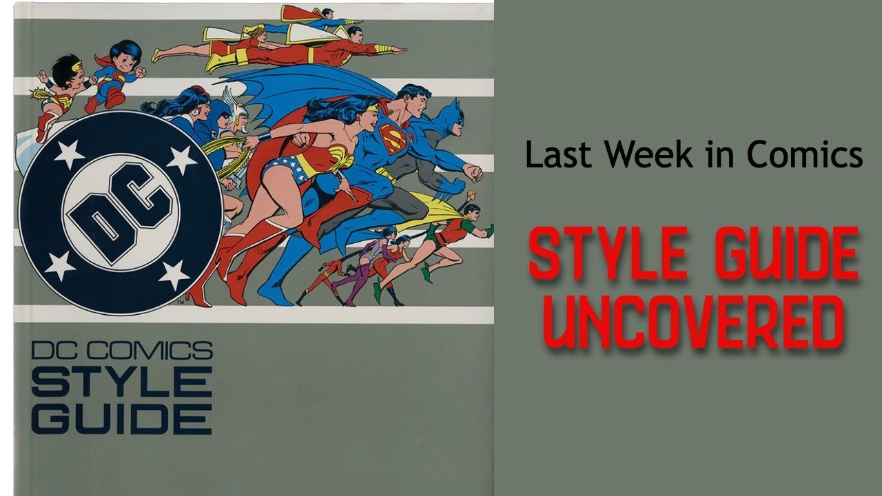 Last Week in Comics: DC Style Guide Uncovered - YouTube