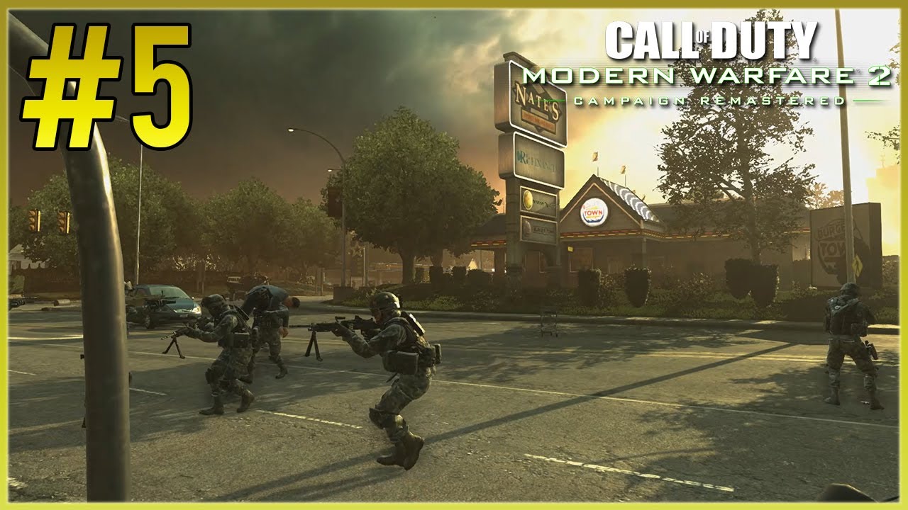 ¡ATAQUE RUSO EN EL BURGER TOWN DE VIRGINIA! | CALL OF DUTY MODERN ...