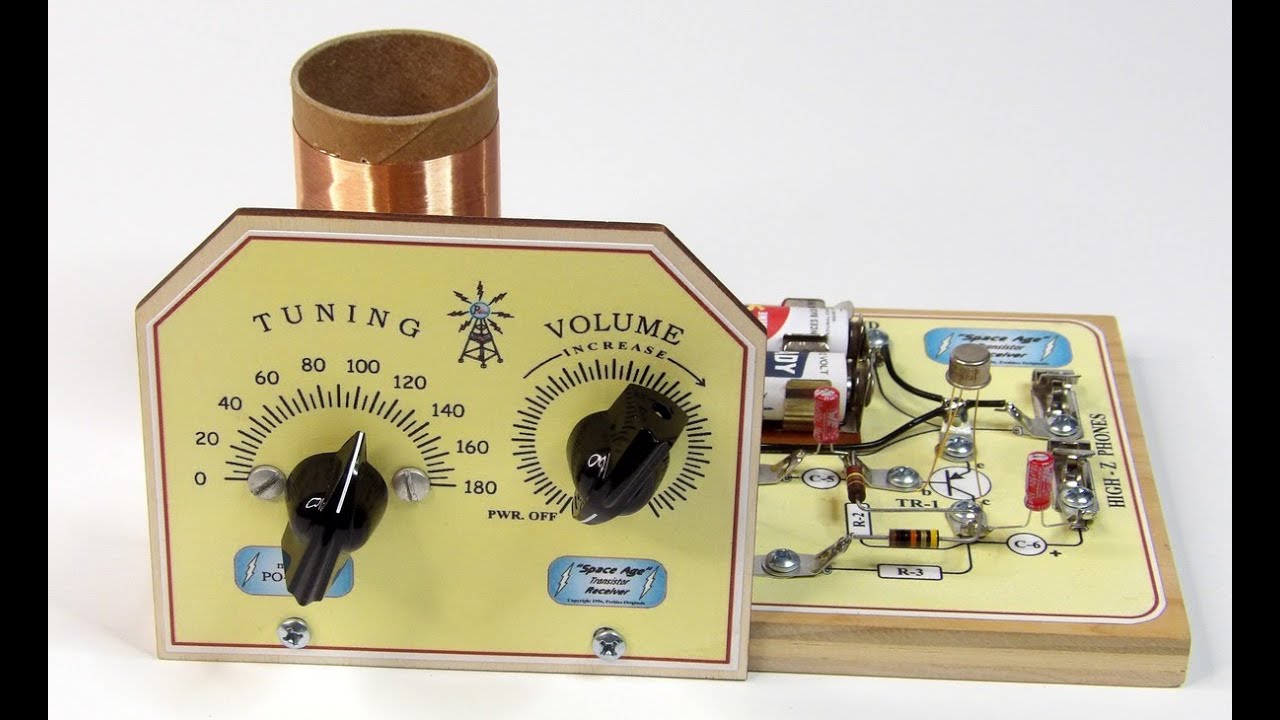 Mike Peebles "PO-1956" Amplified Crystal Set - YouTube