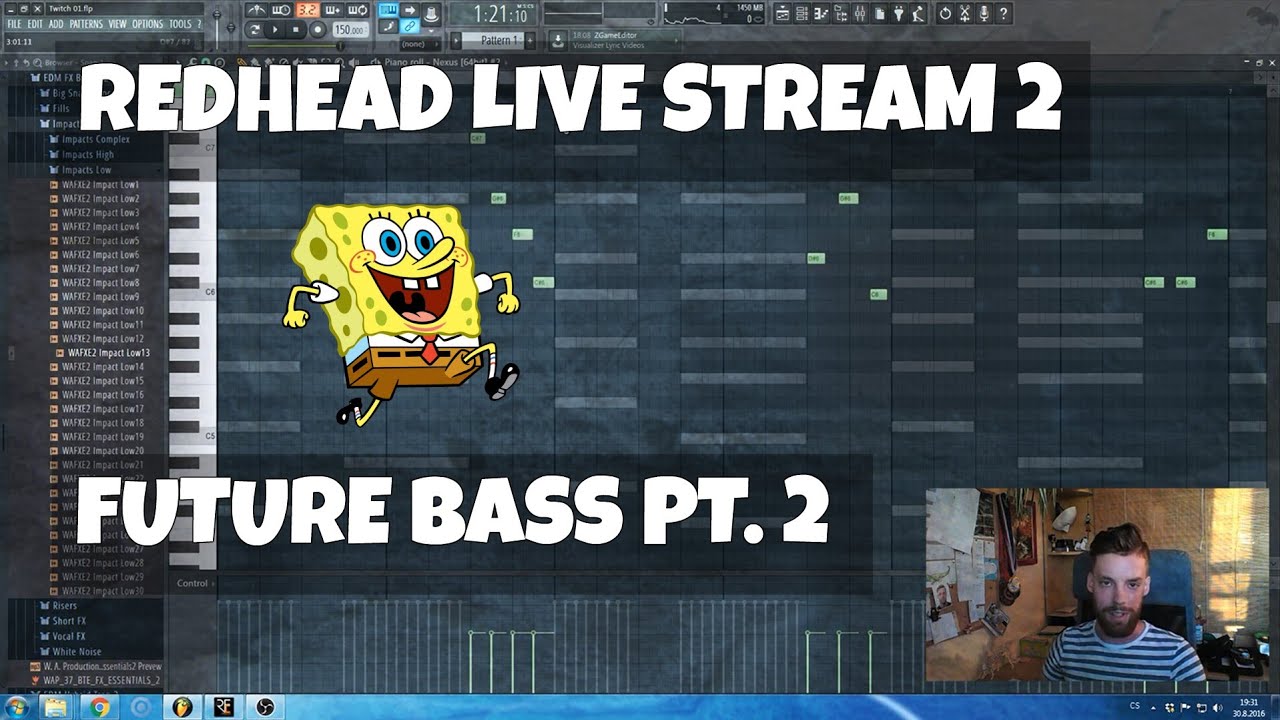 FL Studio Live Stream 2: Making Future Bass Tune Part 2 by Redhead ...