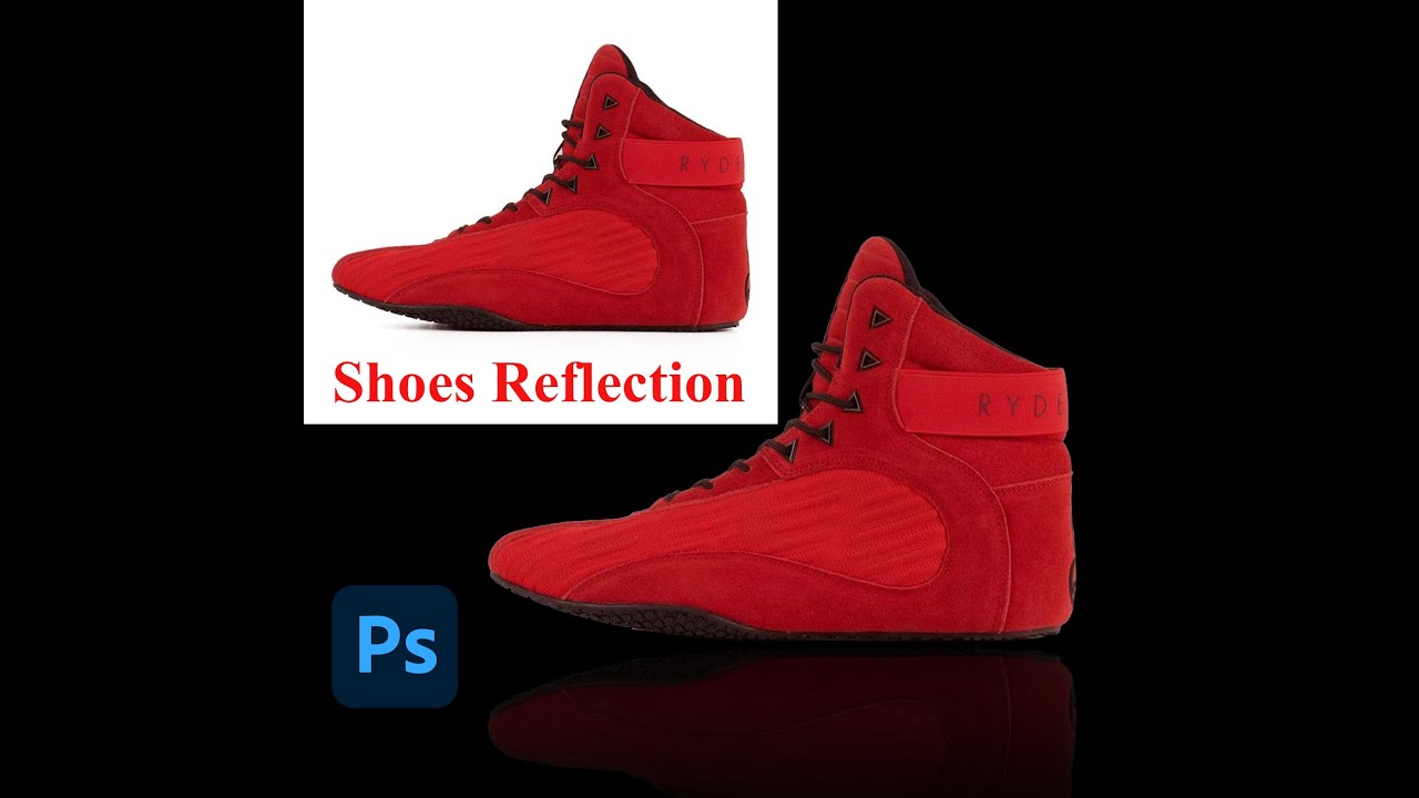 How to create a Shoe Reflection in Photoshop only 2 minute - YouTube