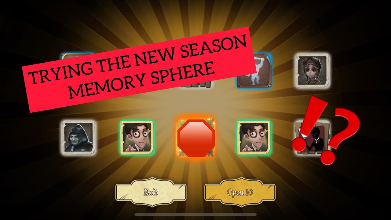 IDENTITY V | TRYING THE NEW SEASON MEMORY SPHERE - YouTube